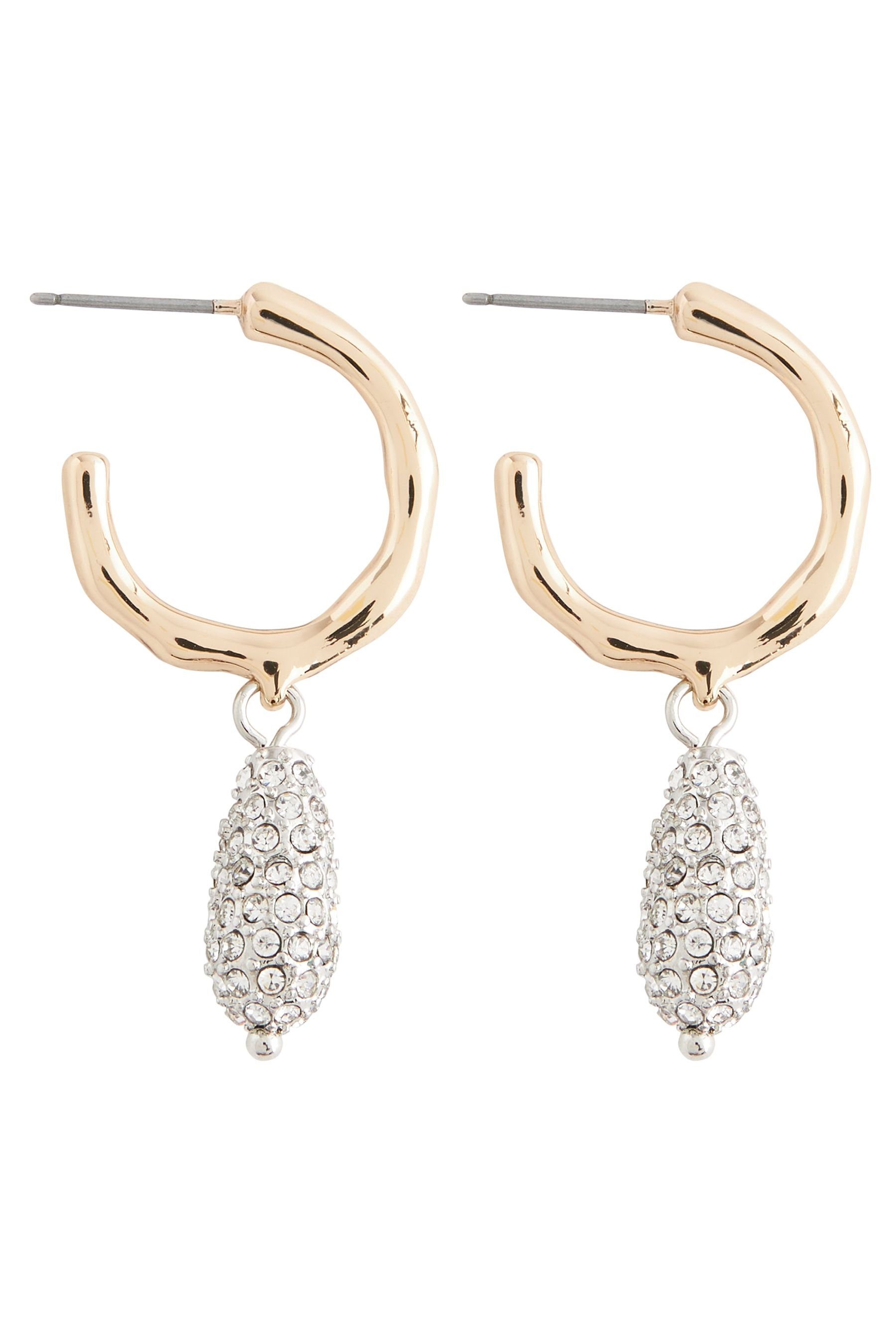 Next Paar Creolen Glitzernde Hänge-Creolen (1-tlg)