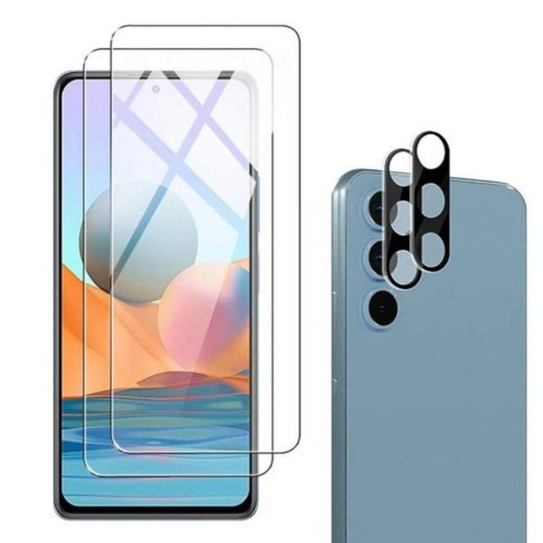 SmartUP Displayschutzglas 2X Schutzglas für Samsung Galaxy A54 5G Panzerfolie Display Kamera 9H