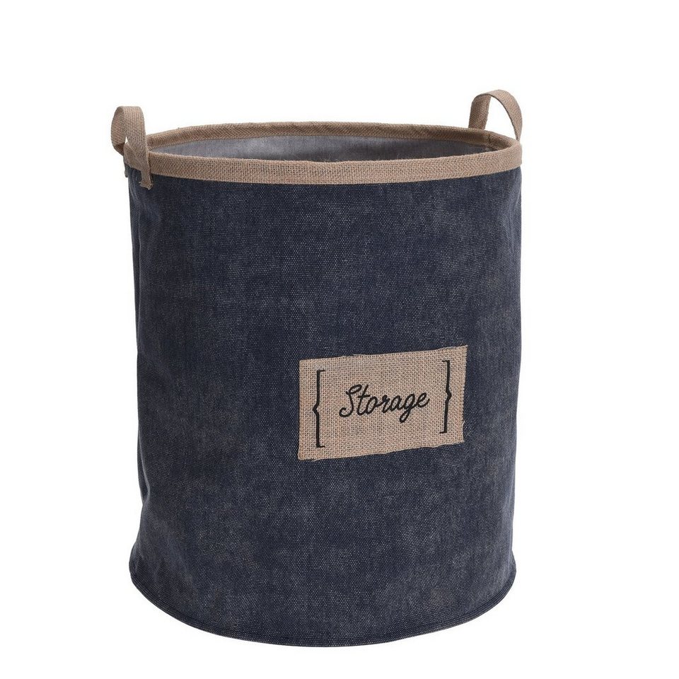 Hti Living Wäschekorb Wäschesack Jeansoptik Storage 1 St 1