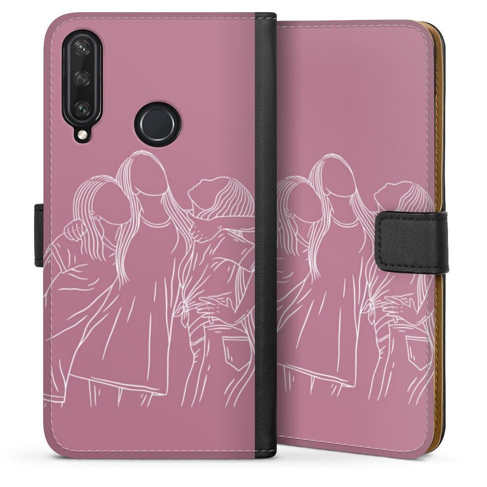 Deindesign Handyhülle Freundinnen Line Art Huawei Y6p Hülle Handy