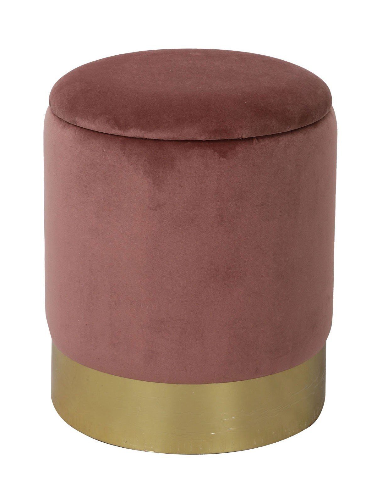 Casamia Sitzhocker Samthocker Deko Hocker Samt Pouf Dekopouf Velour