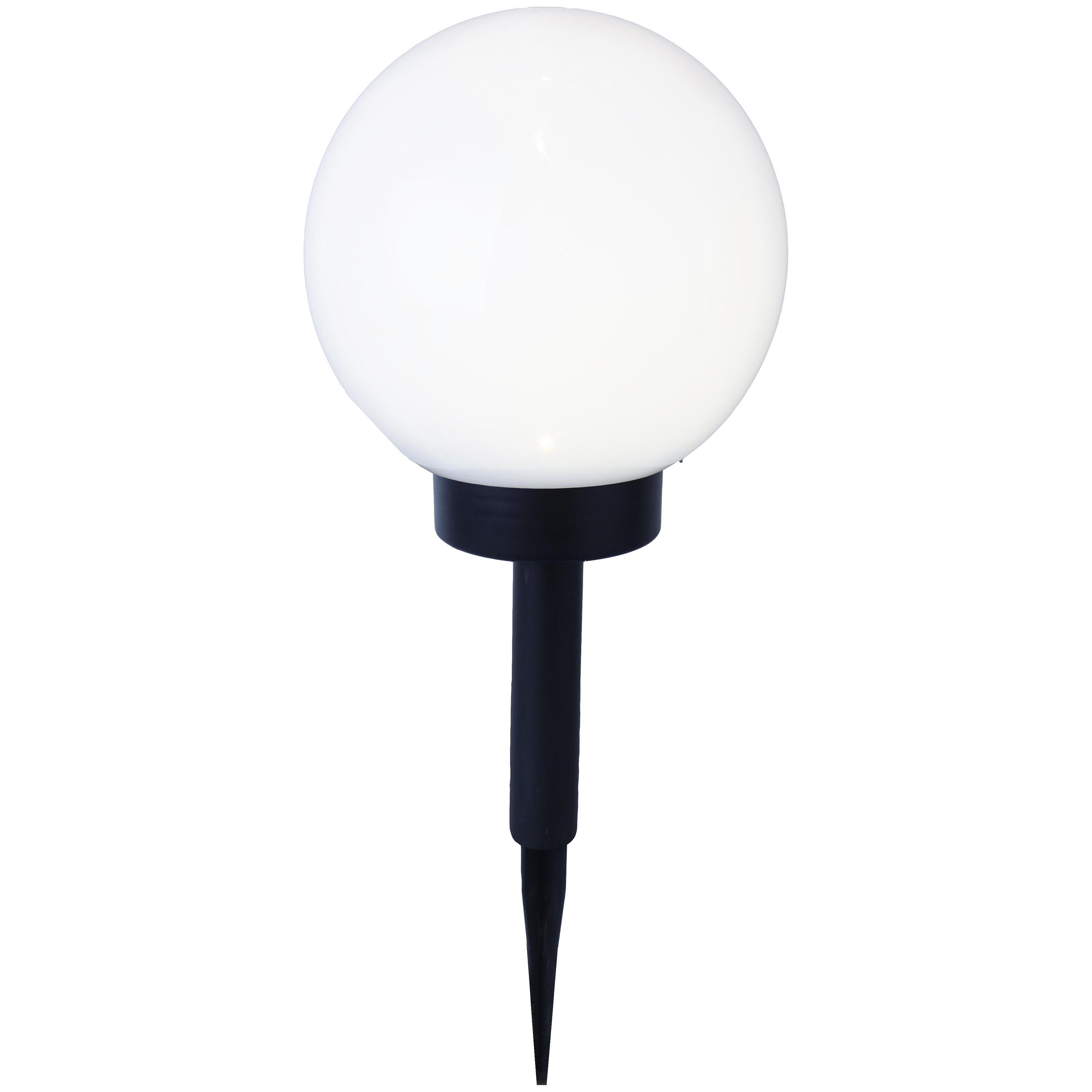 Star Trading Led Gartenstrahler Led Solar Gartenkugel Erdspieß 35cm