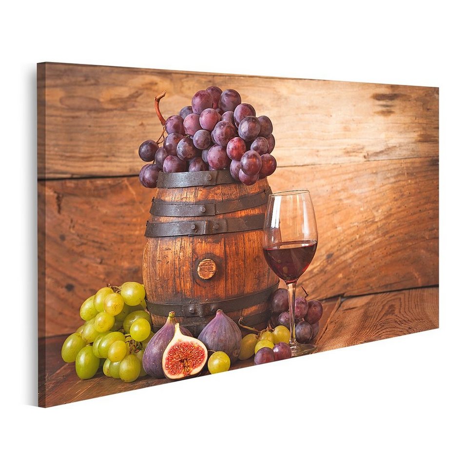 Islandburner Leinwandbild Bild Auf Leinwand Bild Mit Rotwein Traube
