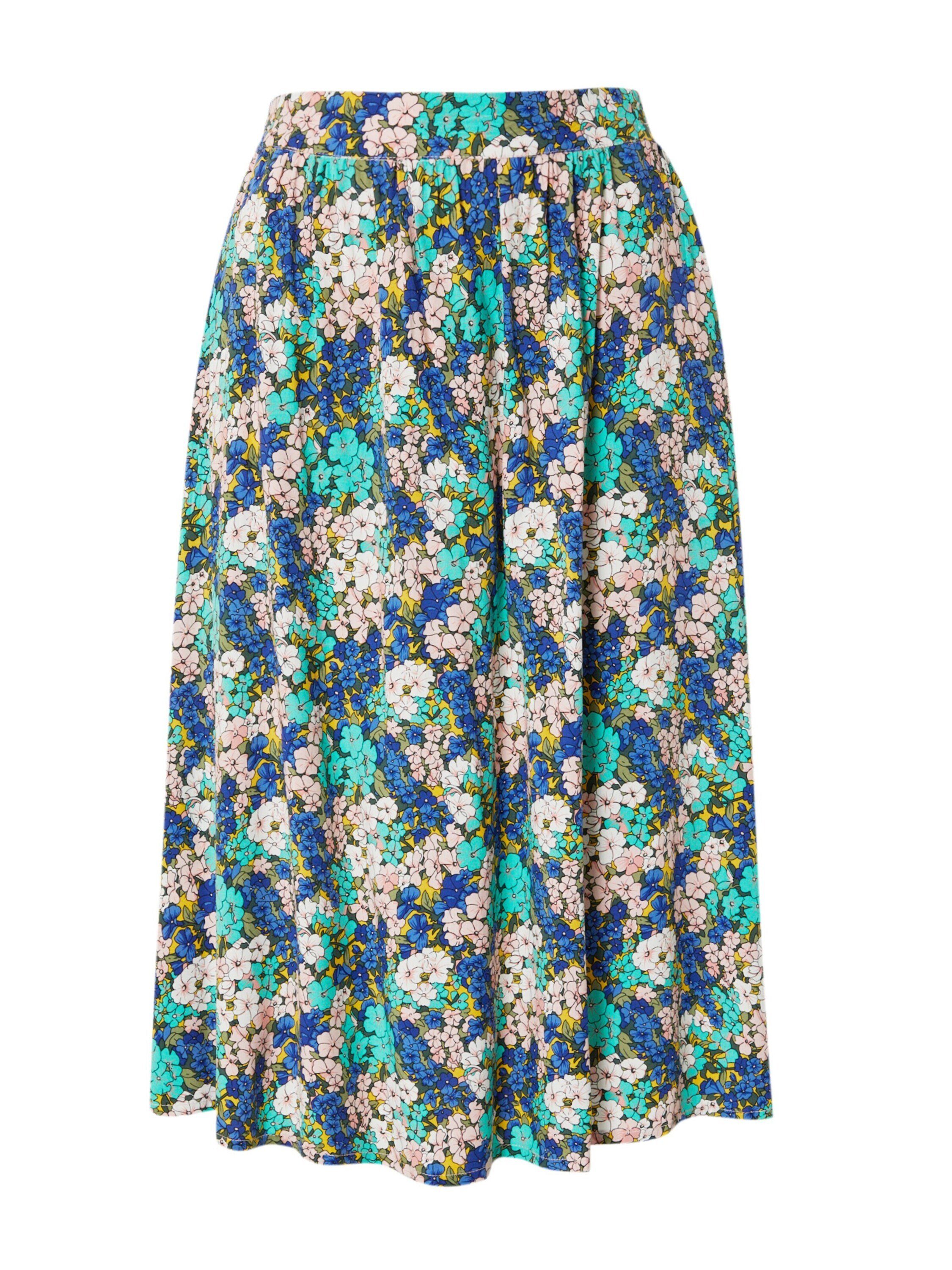 Lollys Laundry A-Linien-Rock Ella (1-tlg) Drapiert/gerafft, Seitliche Eingrifftaschen