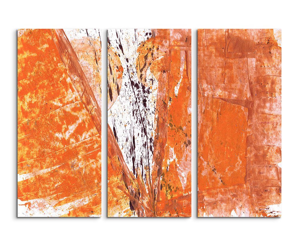 Sinus Art Leinwandbild 130x90cm Wandbild Abstrakt 611 3x90x40cm