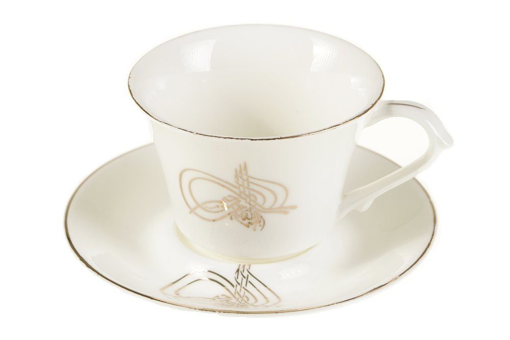 Almina Kaffeeservice 2er Set Kaffeetassen 6 Teilig Porzellan