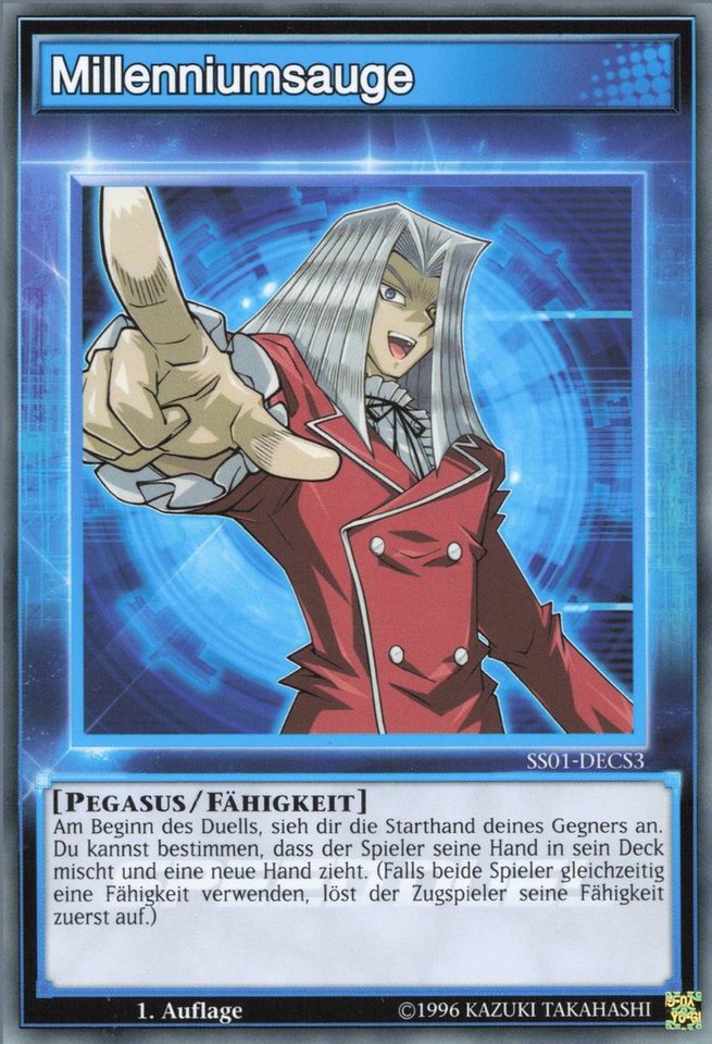 Recollectibles Sammelkarte Yugioh Karte Millenniumsauge Skill Yu Gi