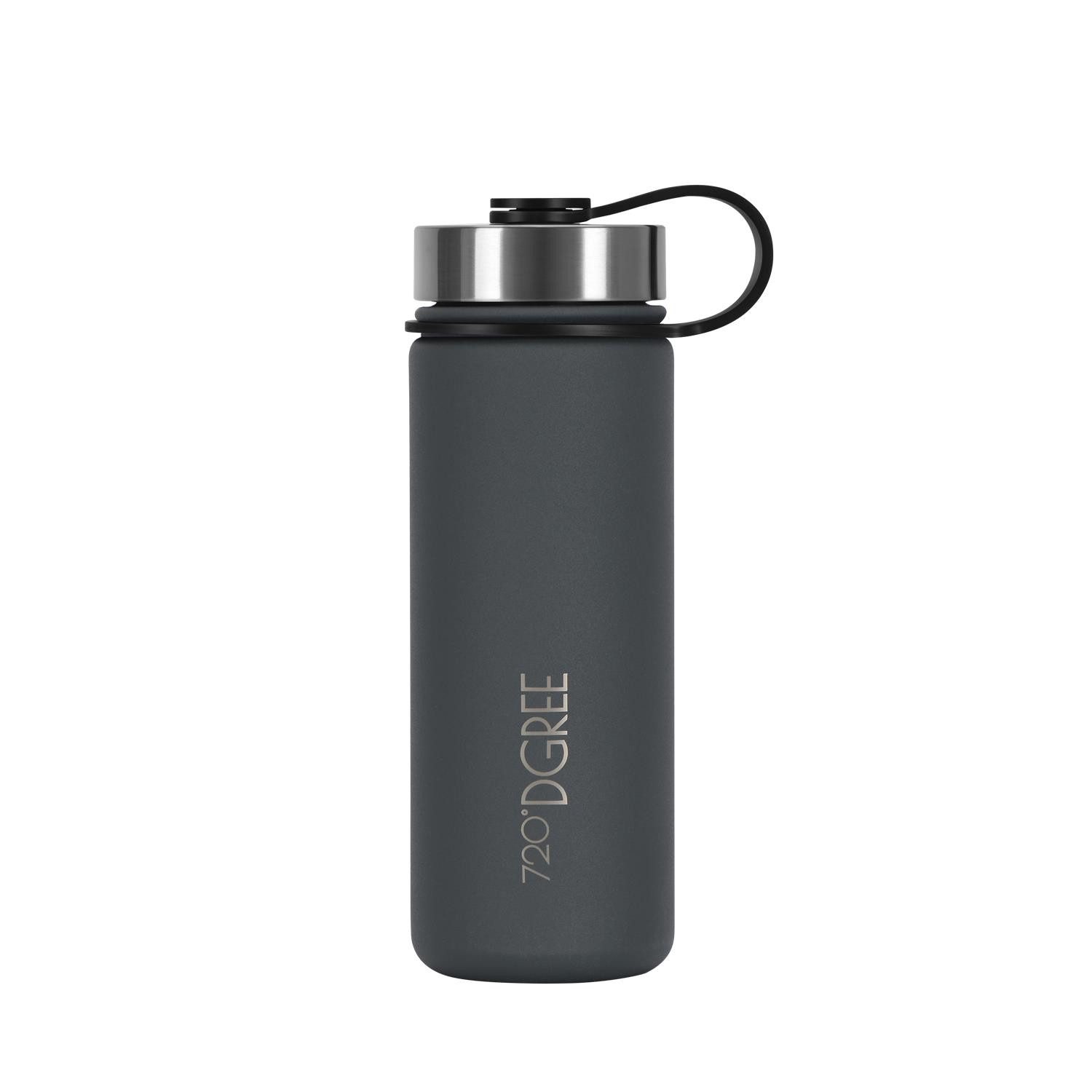 720°DGREE Isolierflasche noLimit - Isolier Trinkflasche aus Edelstahl inkl. Sportdeckel 530ml ...