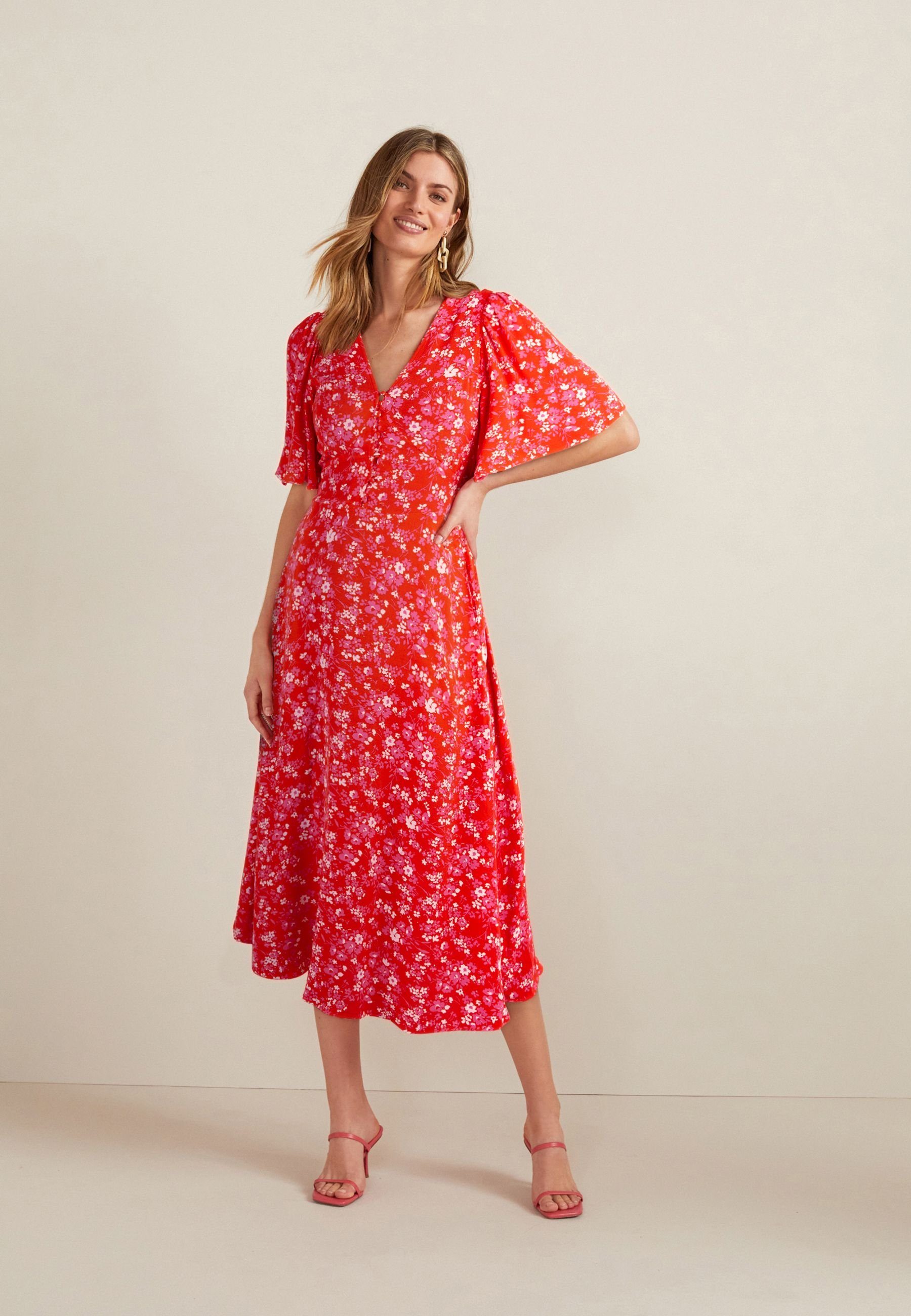 Next Blusenkleid Hemdkleid Mit V Ausschnitt 1 Tlg
