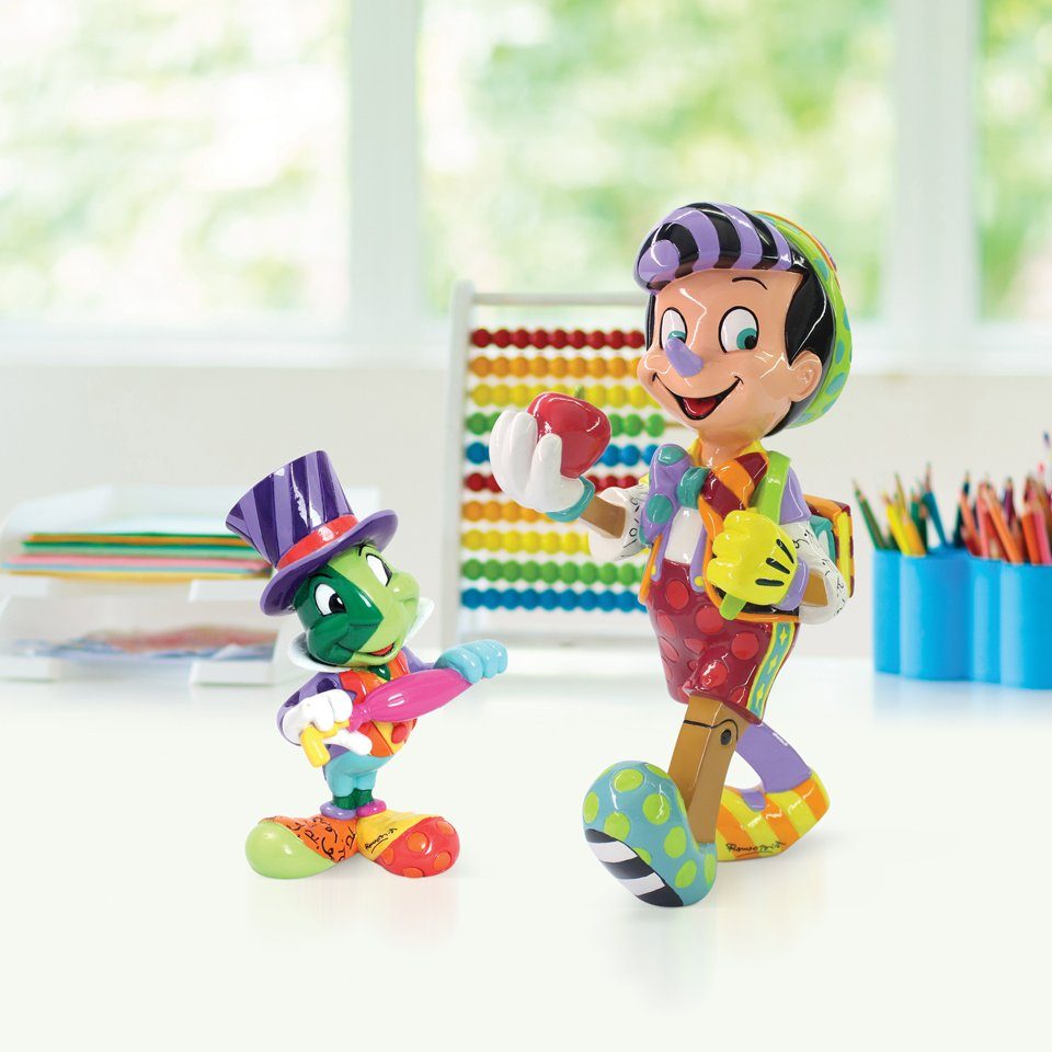 Disney by Britto Dekofigur Pinocchio Figur mit Apfel, Disney BRITTO ...
