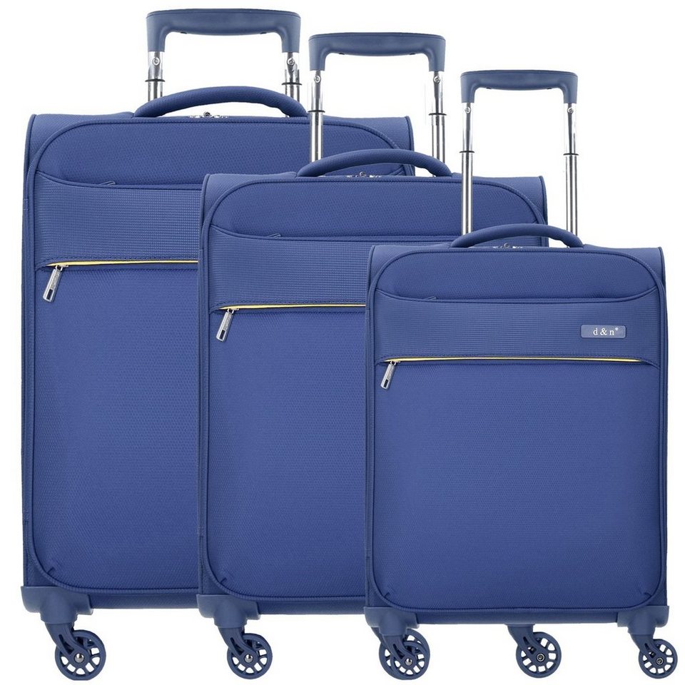 Dandn Trolleyset Travel Line 6304 4 Rollen 3 Teilig 3 Tlg Nylon
