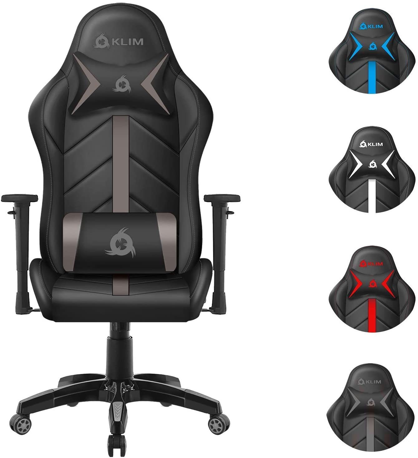 KLIM Gaming-Stuhl 1st Gaming Stuhl, Ergonomischer Sitzmöglichkeit ...