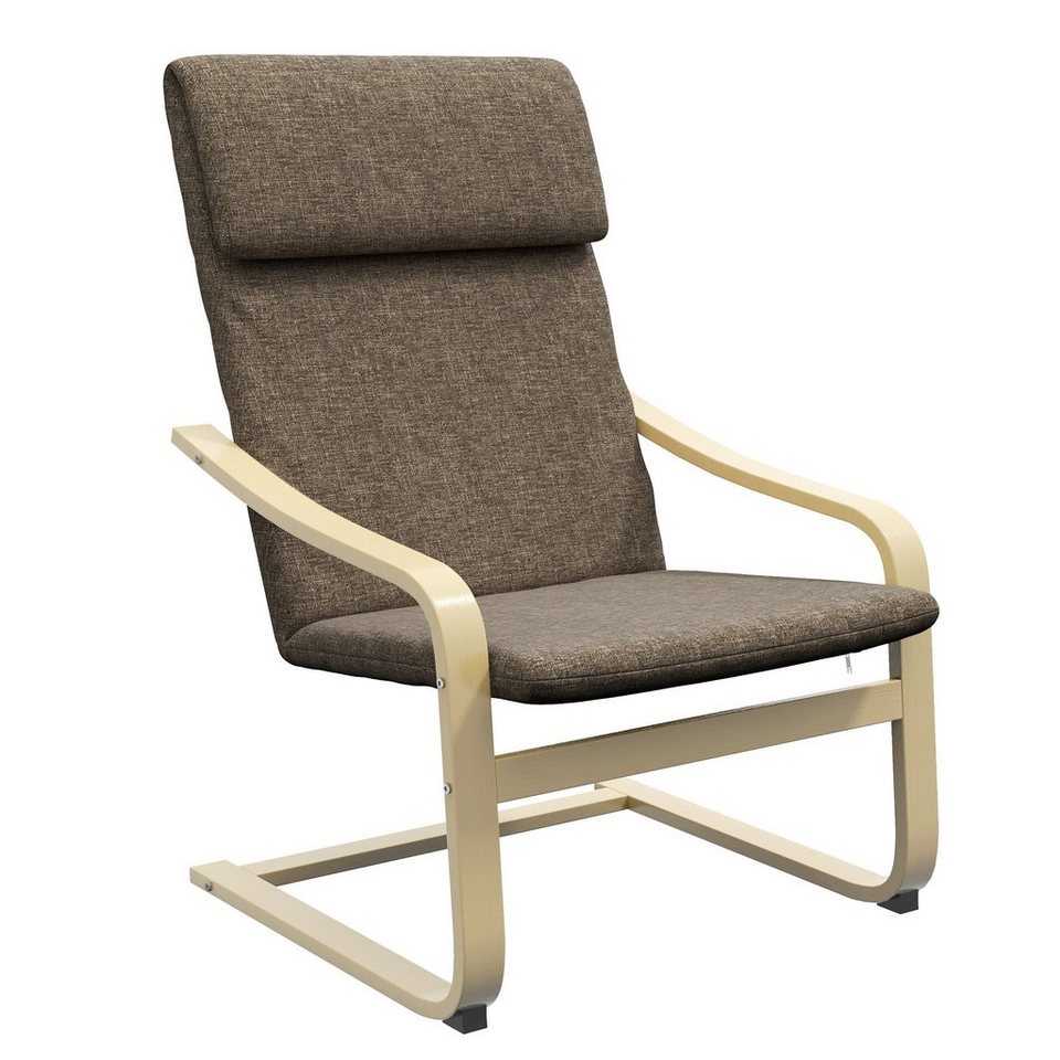 Homcom Relaxsessel Ruhesessel Mit Kopfkissen Für Wohnzimmer Relaxstuhl