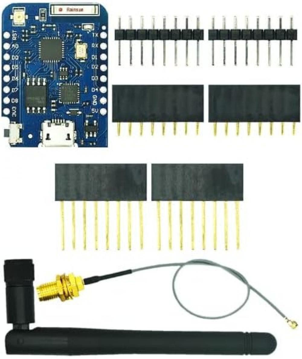 BerryBase D1 Mini Pro - ESP8266 Entwicklungsboard mit U.FL Anschluss ...