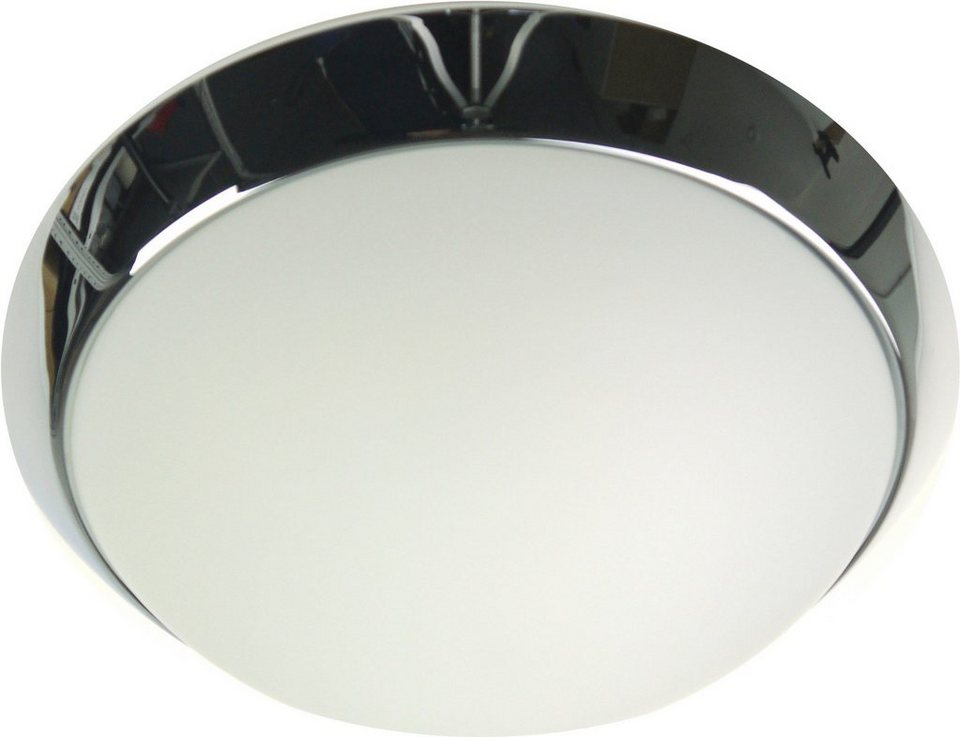 Niermann Deckenleuchte Opal Matt Dekorring Chrom 50 Cm Hf Sensor