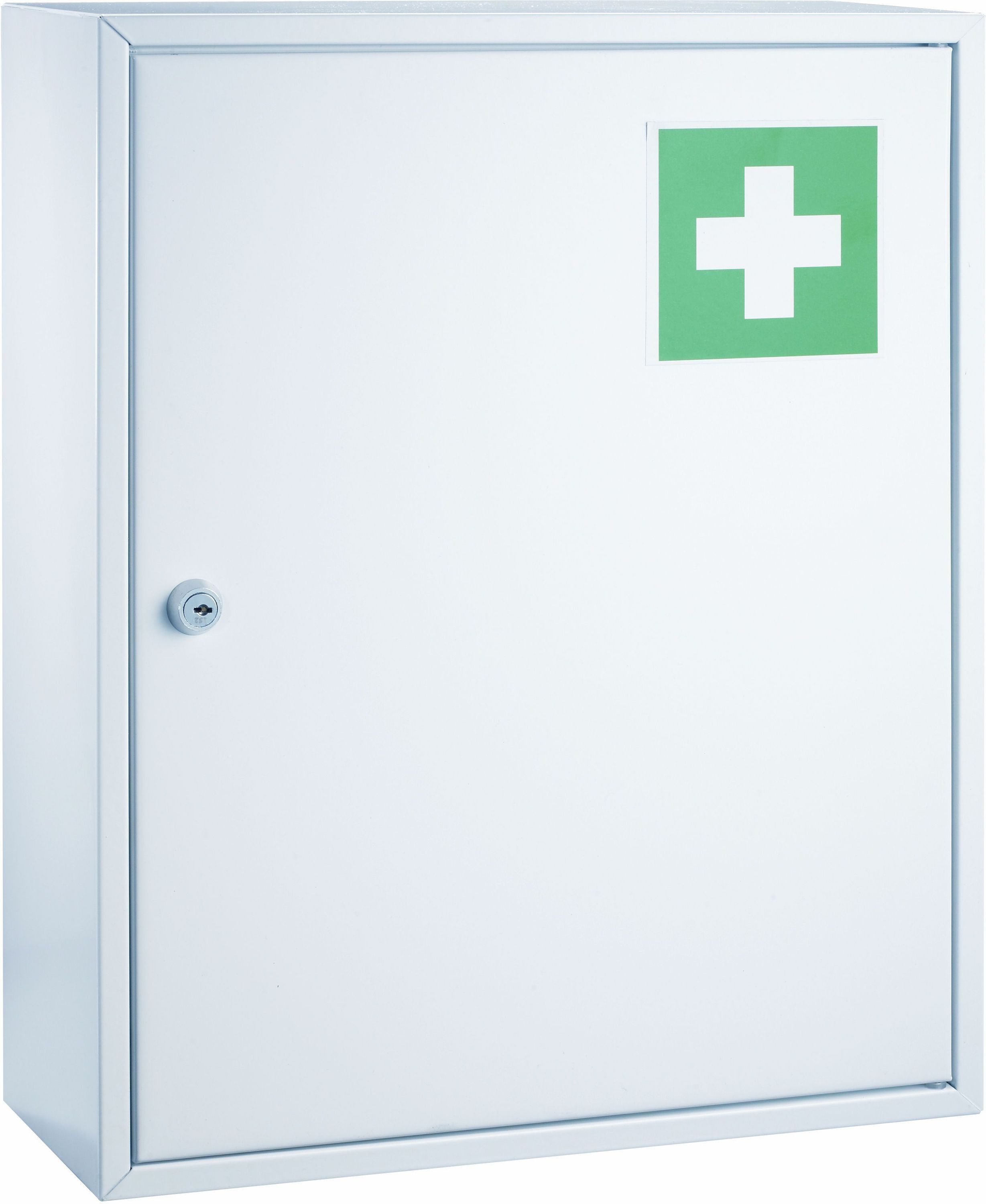 ALCO Erste-Hilfe-Set Erste-Hilfe-Verbandschrank Stahl lackiert 360x150x450mm weiß ...