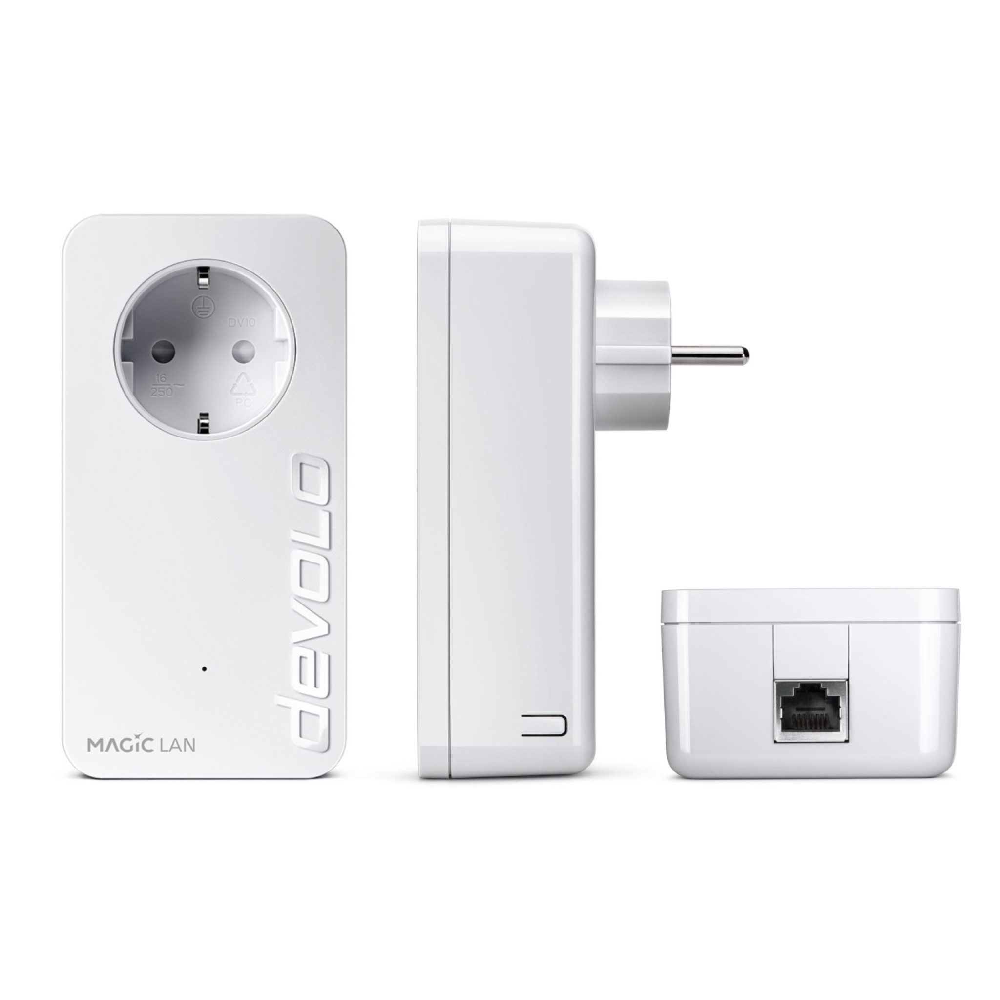 DEVOLO Magic 2 LAN Starter Kit Reichweitenverstärker, Powerline 1x ...