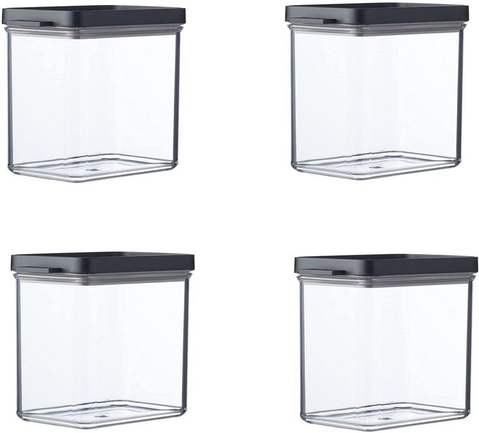 Mepal Vorratsdose Vorratsdosen Spar Set Omnia Rechteckig 1100 Ml Nordic