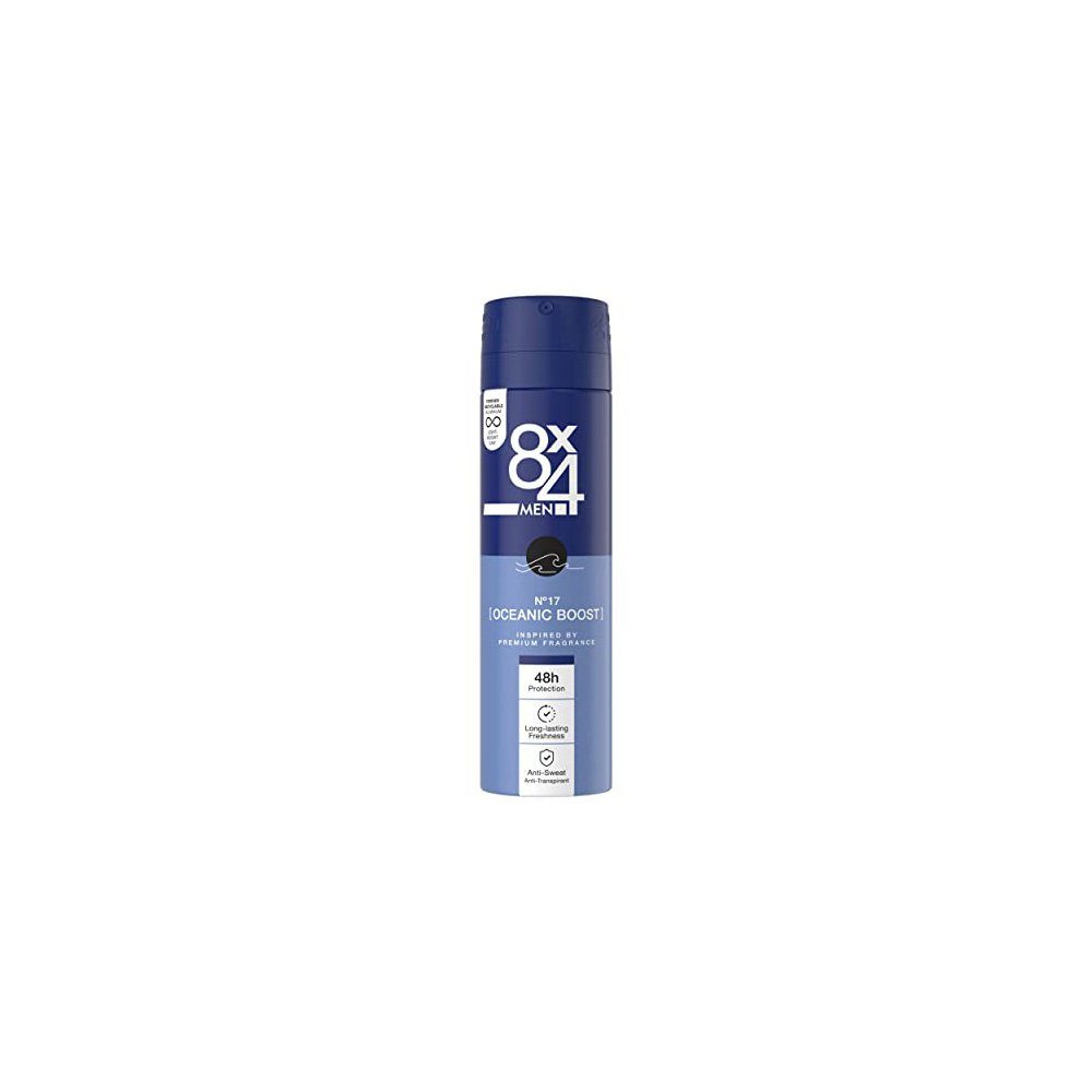 8x4 Deo-Spray Men Deo N° 17 Oceanic Boost (150 ml)