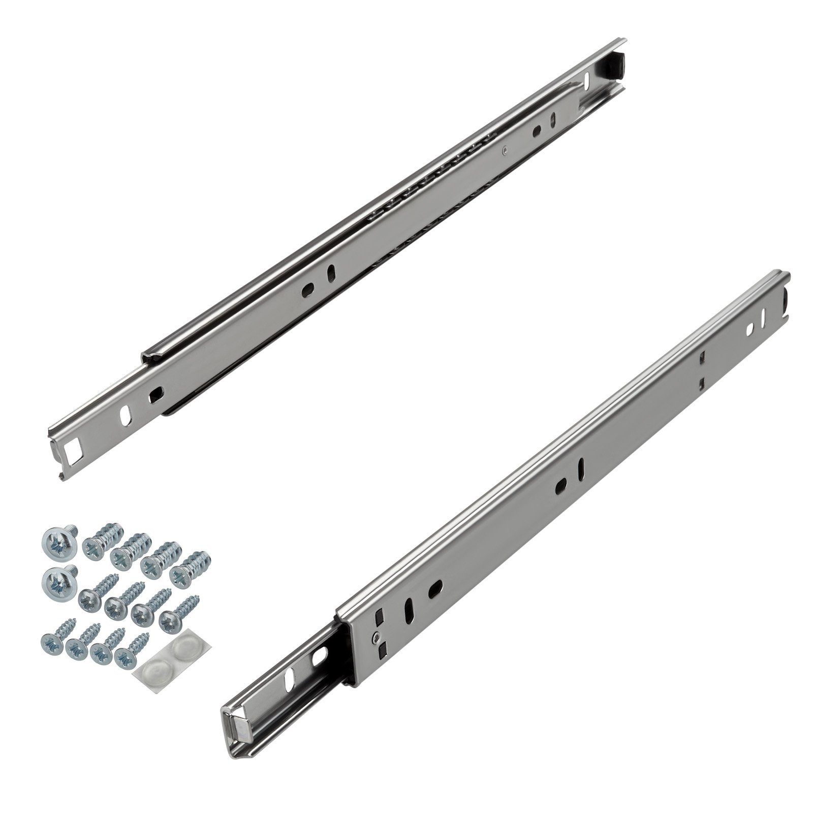 SO-TECH® Auszug Teilauszüge KT-15-H27-NF-MS Standardausführung, Traglast 15 kg, Länge 450 mm mit ...