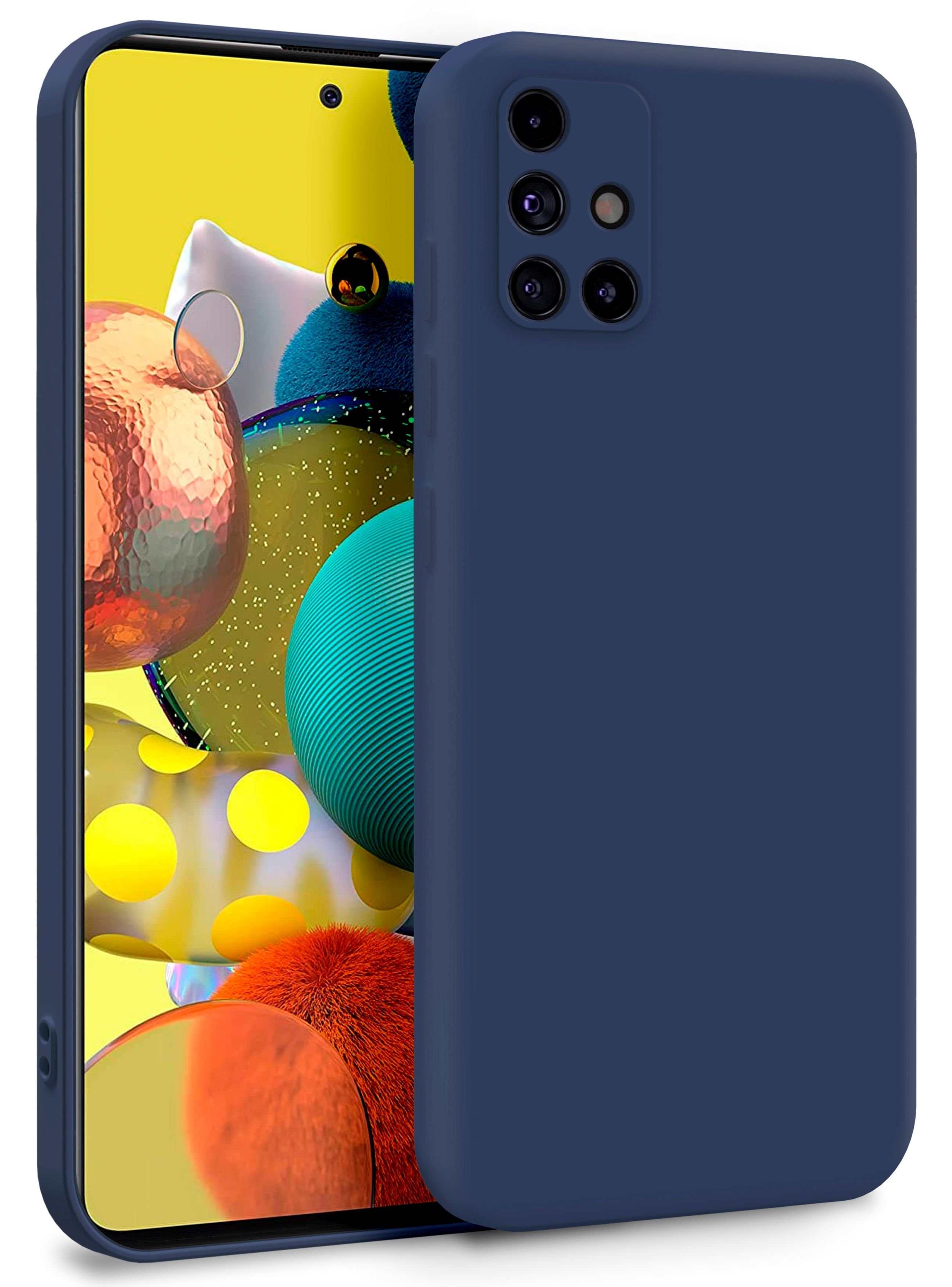 Mygadget Handyhülle Silikon Hülle Für Samsung Galaxy A51 5g Zweilagige