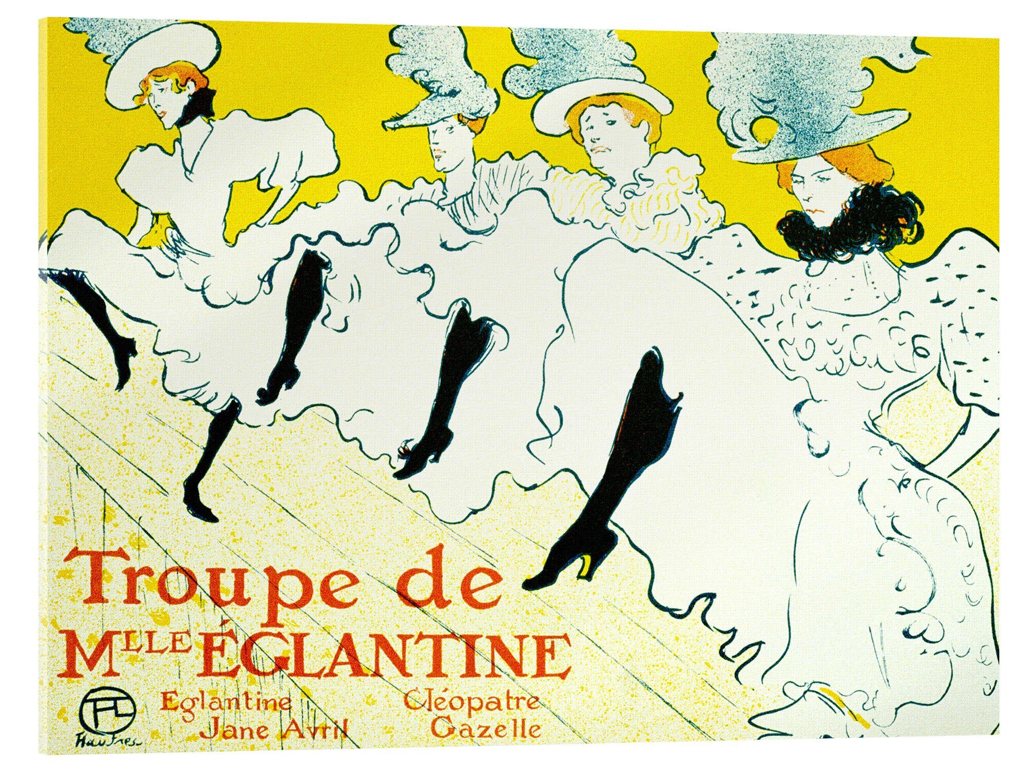 Posterlounge Acrylglasbild Henri De Toulouse Lautrec Troupe De Mlle