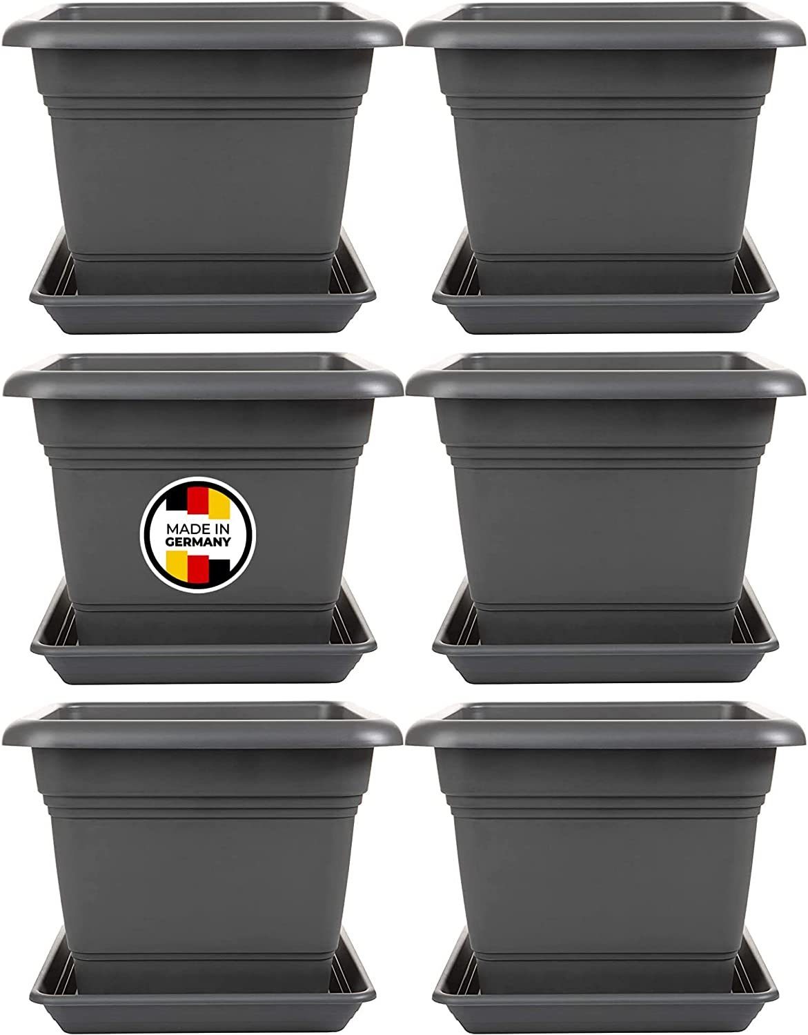 Centi Pflanzkübel Blumentopf Mit Löcher Und Untersetzer Blumentopf