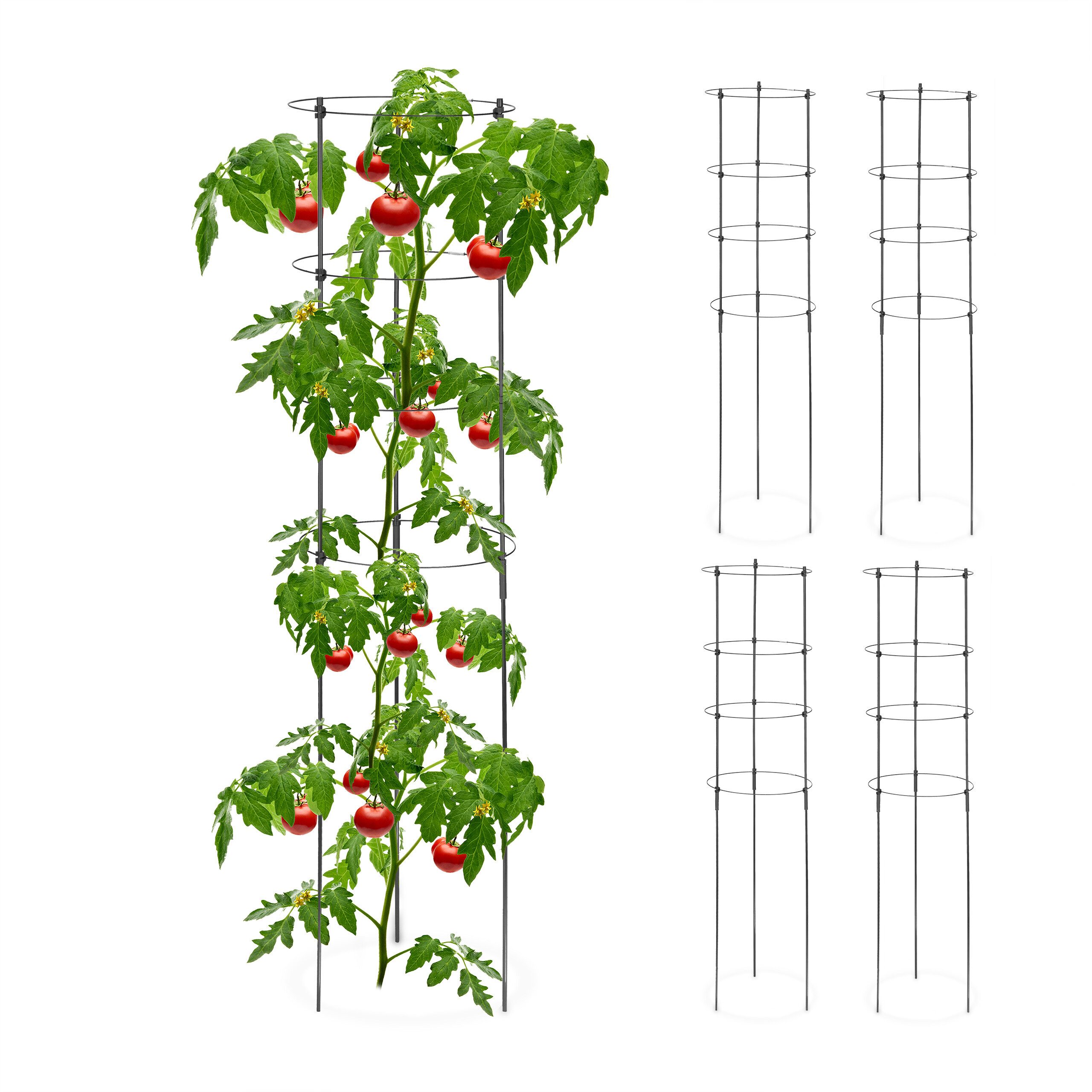 Relaxdays Rankhilfe 120 Cm 5er Set Set 5 St 5er Set