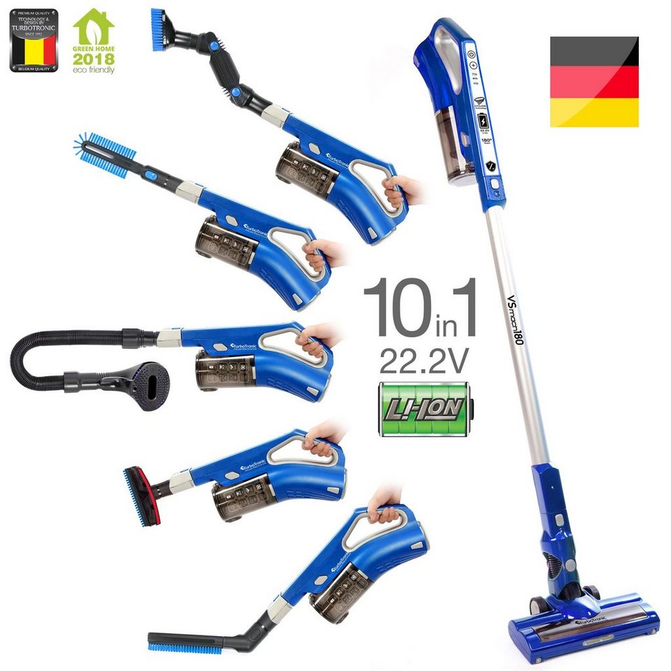 Turbotronic By Z Line Akku Hand Und Stielstaubsauger 222 V Akku