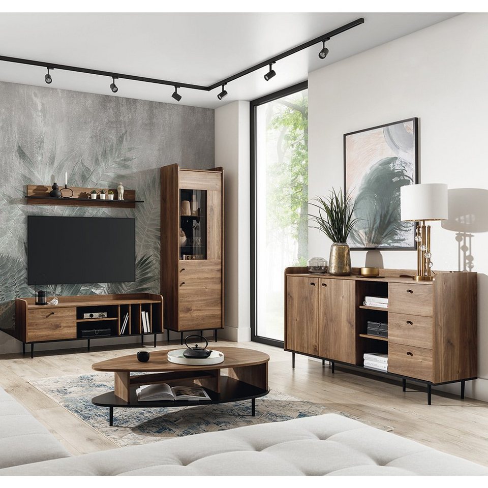 Lomadox Wohnzimmer Set Varedo 132 Mega Spar Set 5 St 5 Tlg Im