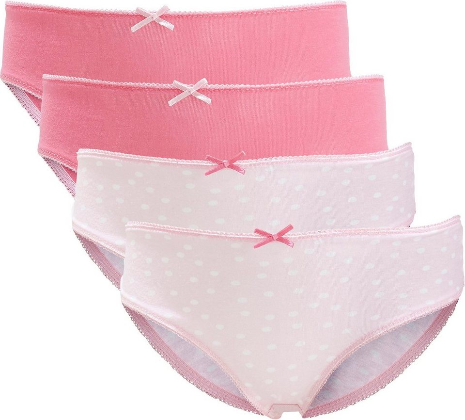 Erwin Müller Slip Mädchen-Slip 4er-Pack Single-Jersey Punkte Erwin Müller Slip Mädchen-Slip 4er-Pack Single-Jersey Punkte