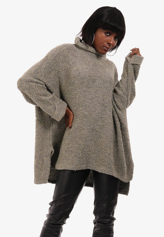 Yc Fashion And Style Longpullover Oversized Pullover Mit Rollkragen One