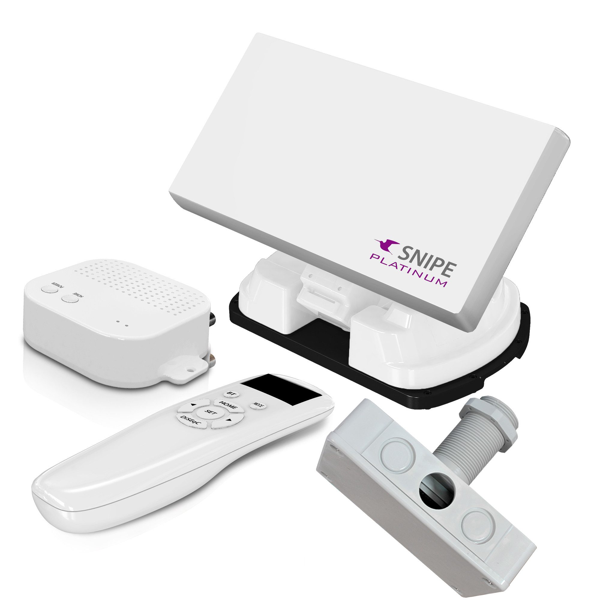 Selfsat Selfsat SNIPE Platinum - Single inkl. CBE Kabeldurchführungsdose KT5 SAT-Antenne