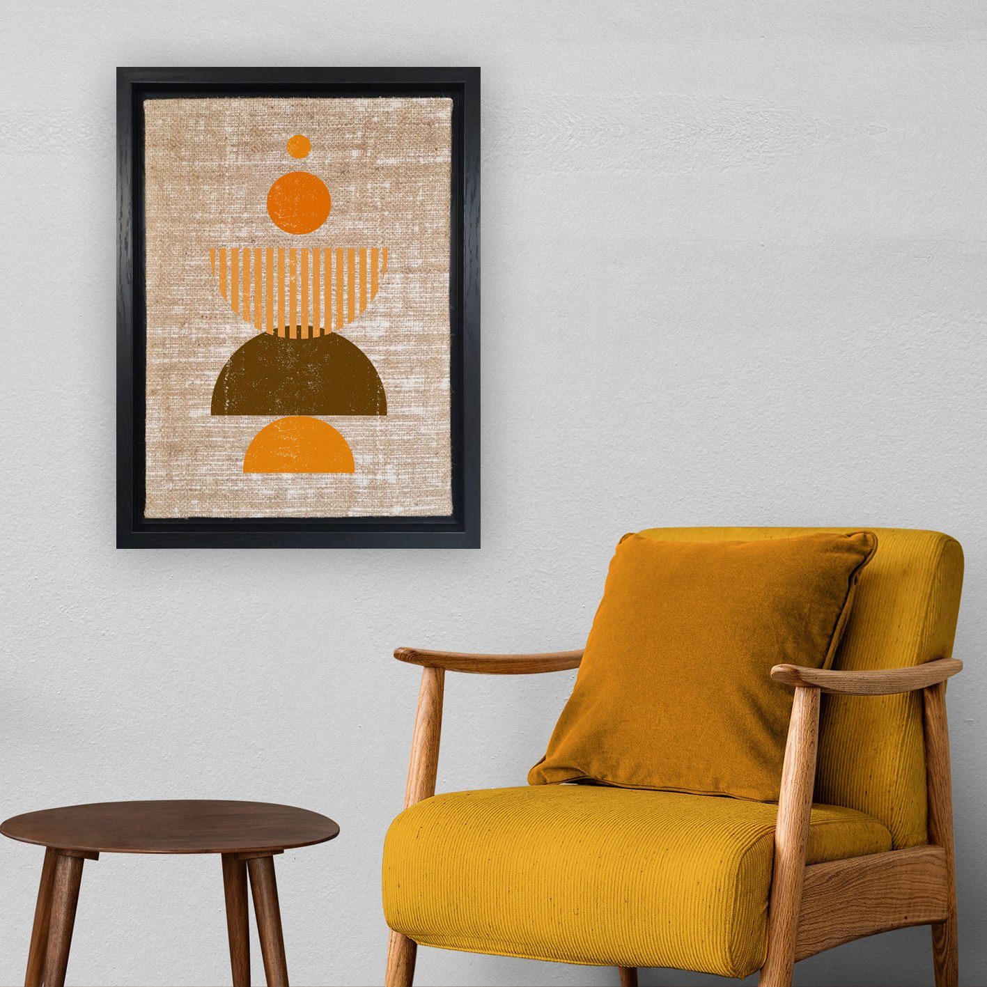 Wallity Leinwandbild LEA2248, Bunt, 46 x 66 cm, 100% Jute