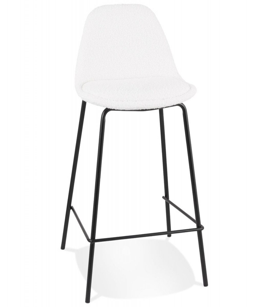 Kadima Design Barhocker Mittelhoher Snackhocker Textil Metall Barhocker