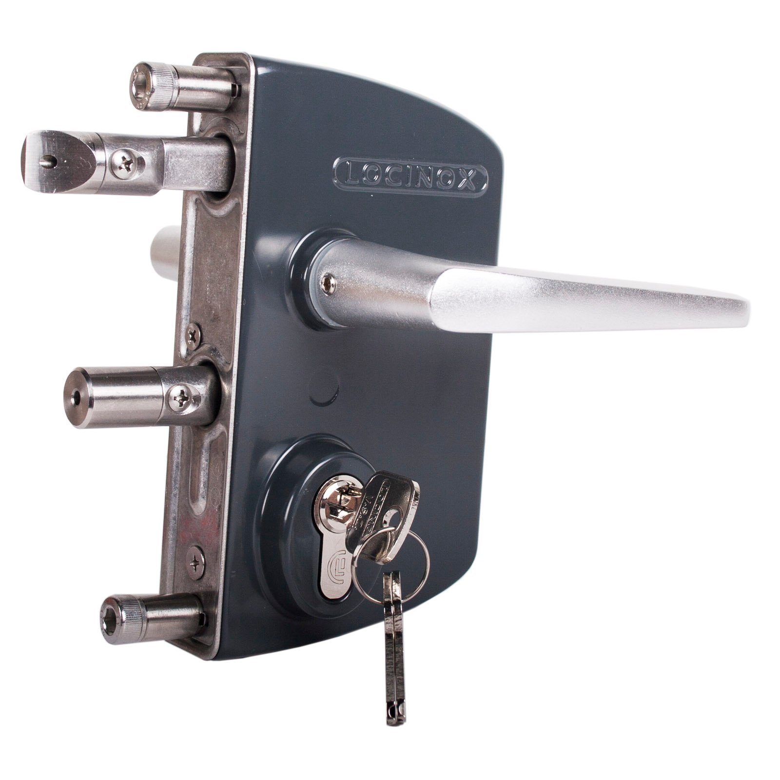 LOCINOX Aufschraubschloss Drehtorschloss LAKQU2 mit Quick-Fix ...