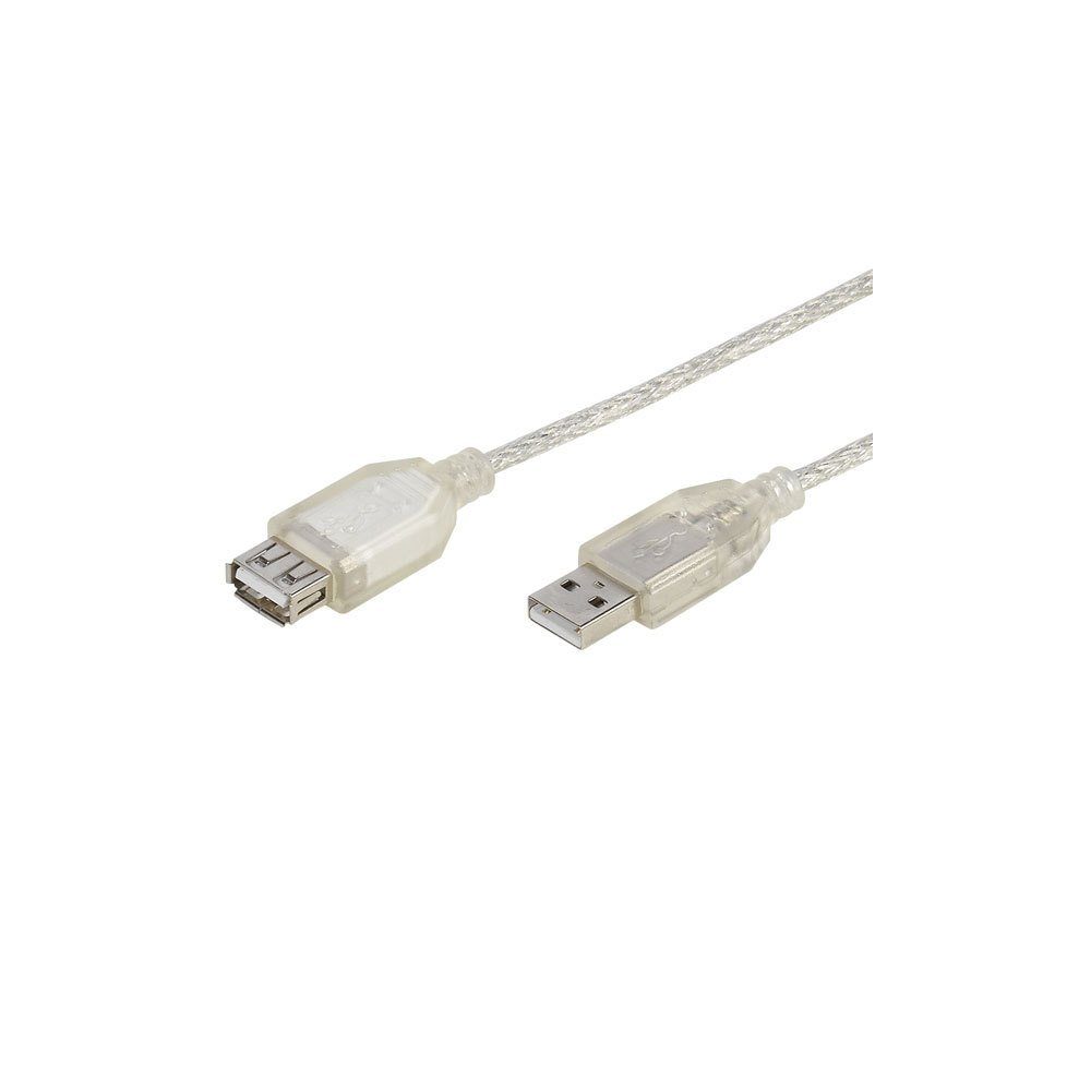 Vivanco USB 2.0 Verlängerung, 1,8m (25414) USB-Kabel, USB Typ A St. USB ...