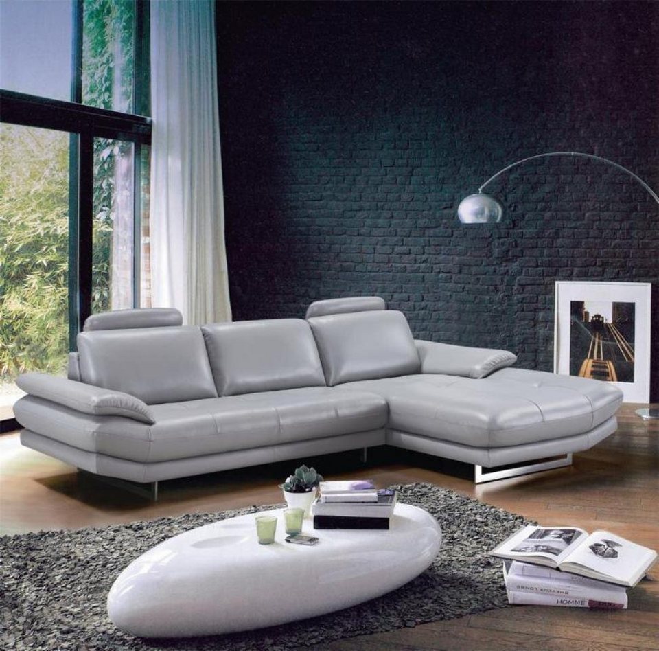 Jvmoebel Ecksofa Ledersofa Couch Wohnlandschaft Eck Design Modern Sofa