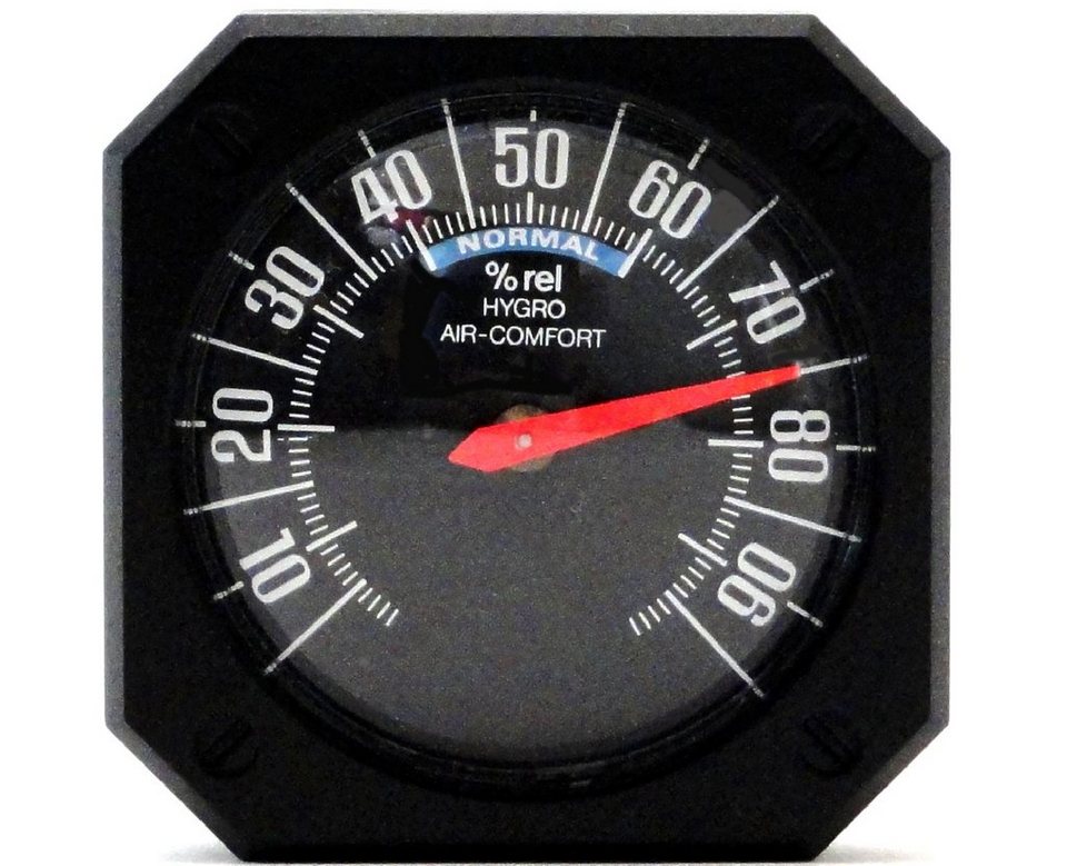 Hr Autocomfort Hygrometer Historisches Auto Bimetall Hygrometer Achteck