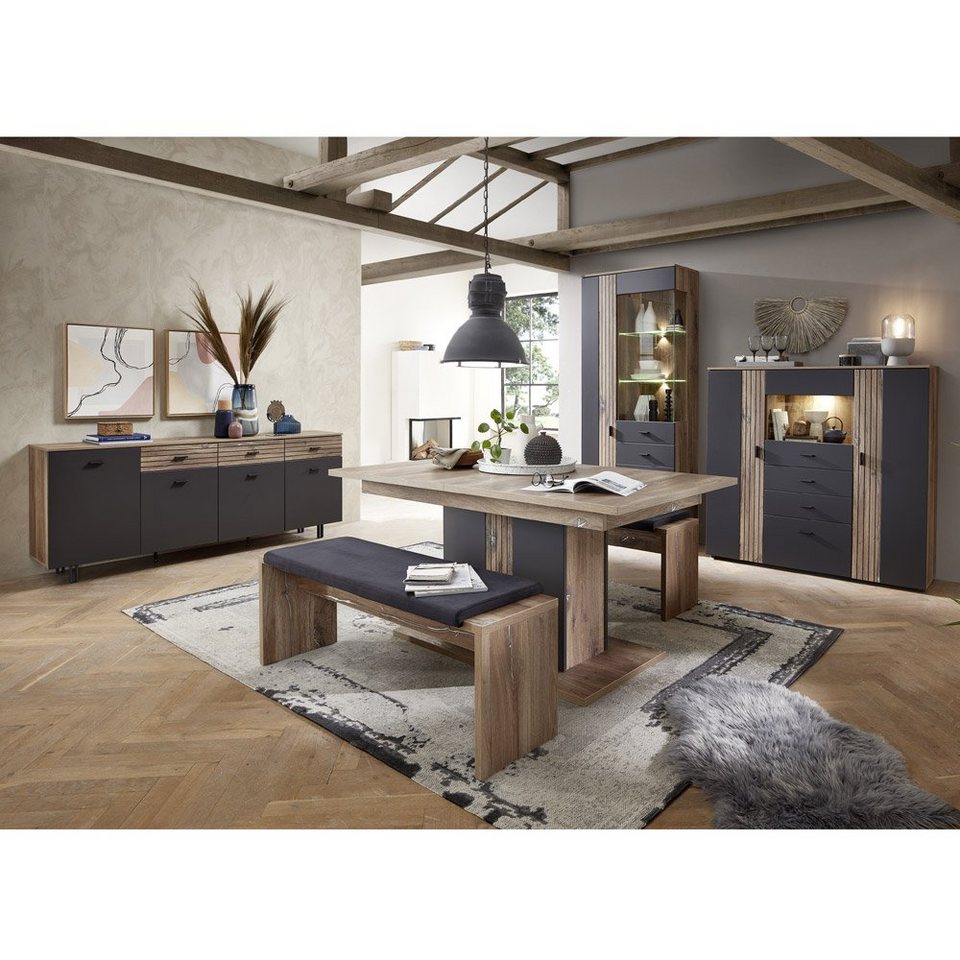 Lomadox Essgruppe Lorient 36 Spar Set Modernes Esszimmerset In