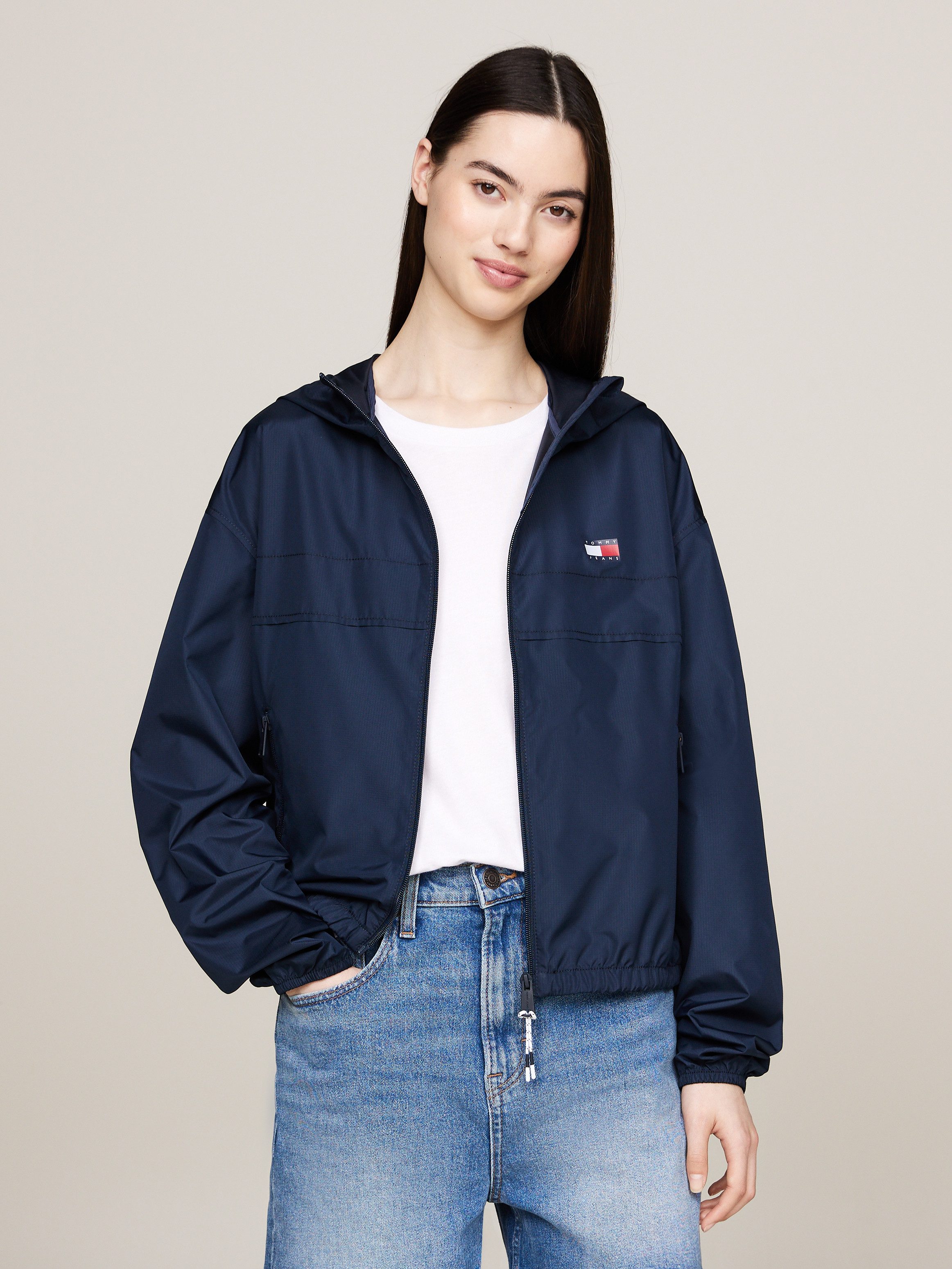 Tommy Jeans Windbreaker Tjw Crp Lt Chicago In Modischer Cropped Form