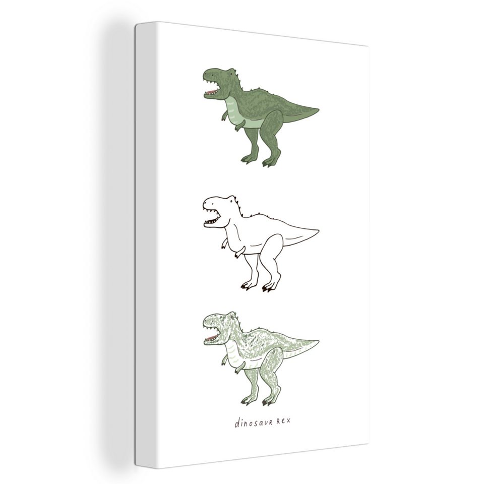 Onemillioncanvasses® Leinwandbild Tyrannosaurus Kinderzimmer
