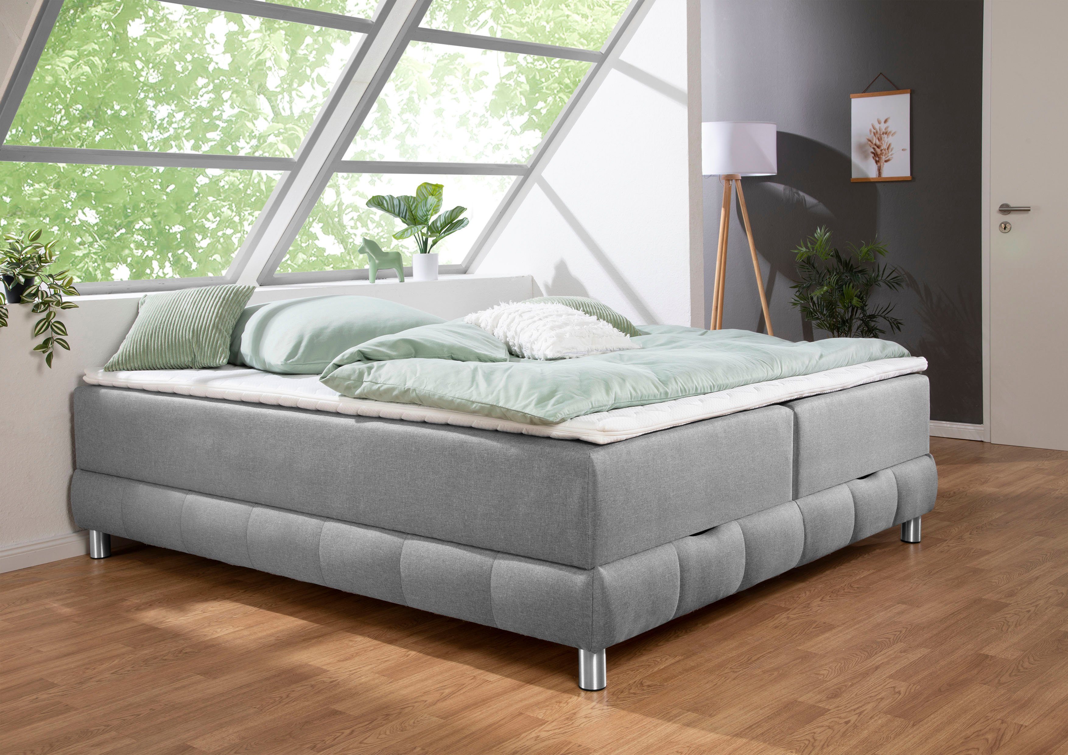 Stilvolle Otto Boxspringbett 200x200 Fotos