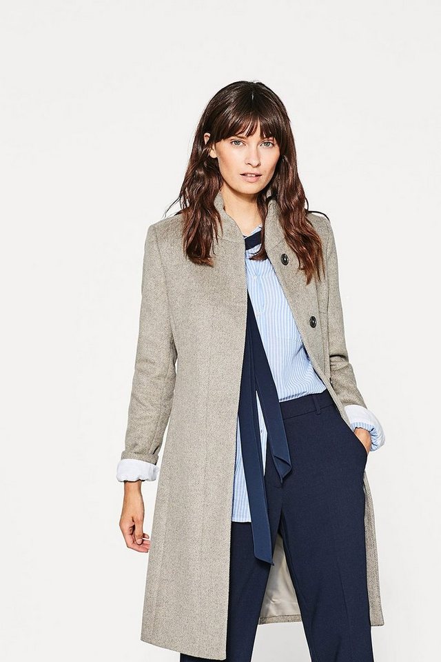 ESPRIT COLLECTION Mantel mit Stehkragen, aus Woll-Mix online kaufen | OTTO ESPRIT COLLECTION Mantel mit Stehkragen, aus Woll-Mix online kaufen | OTTO