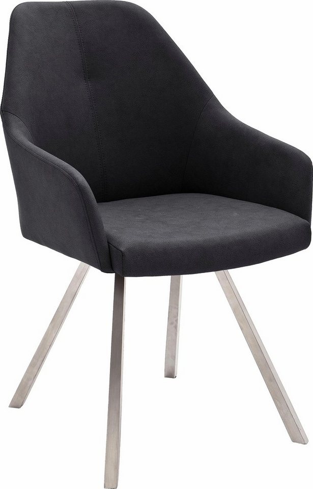 Mca Furniture 4 Fußstuhl Madita A Eckig Set 2 Stück Stuhl