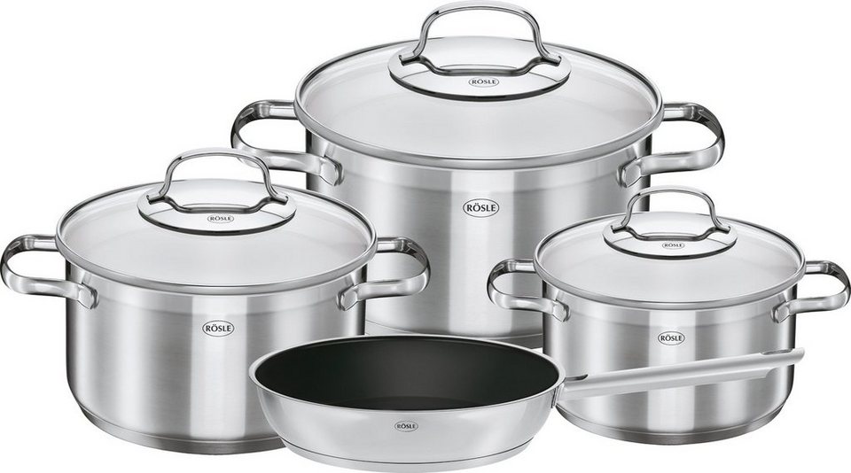 RÖsle Topf Set Elegance Edelstahl 1810 Set 7 Tlg Je 1 Kochtopf