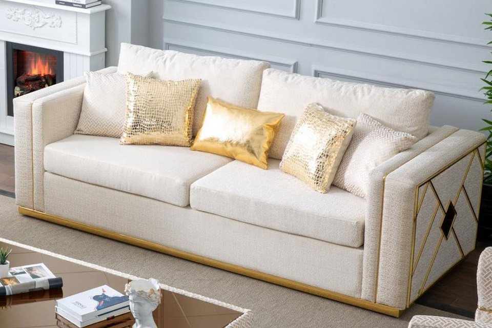 Jvmoebel Sofa Design Dreisitzer Couch Polster Sofa Modern 3er Sofas