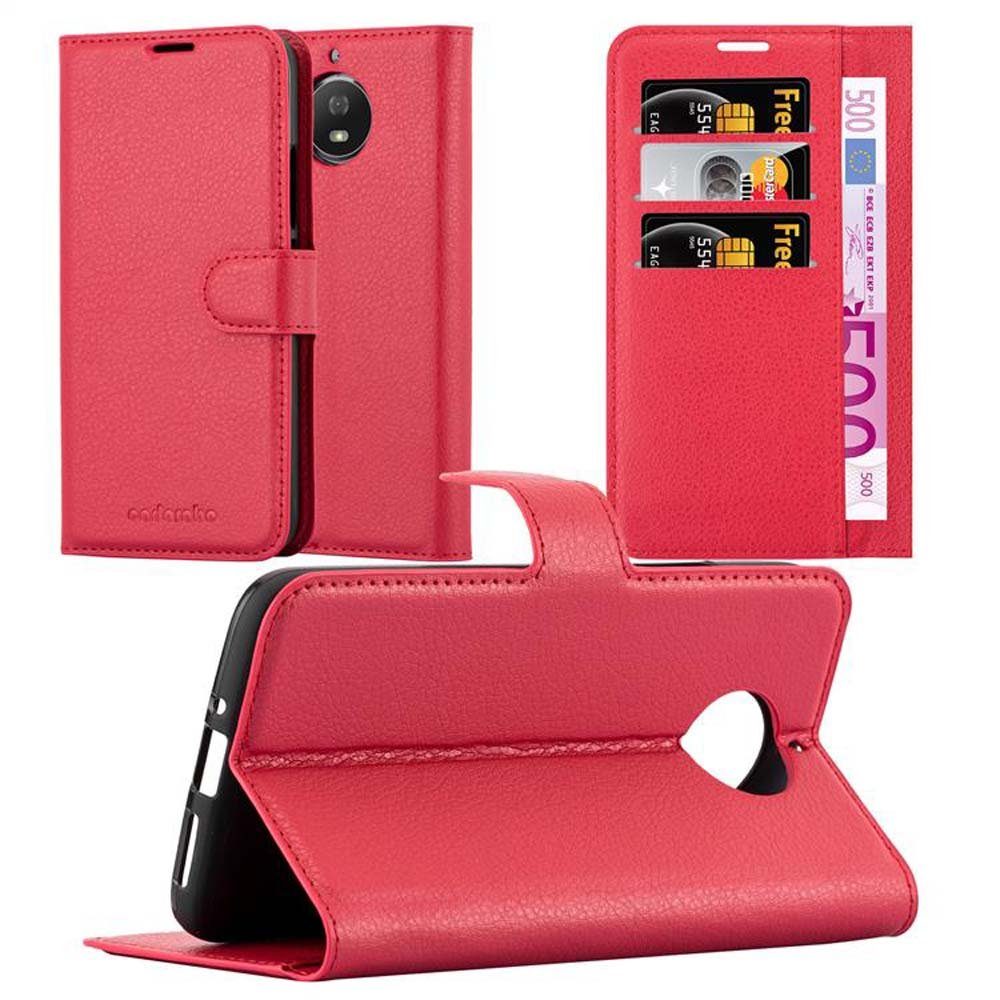 Cadorabo Handyhülle Book Stand Motorola Moto G5s Klappbare Handy