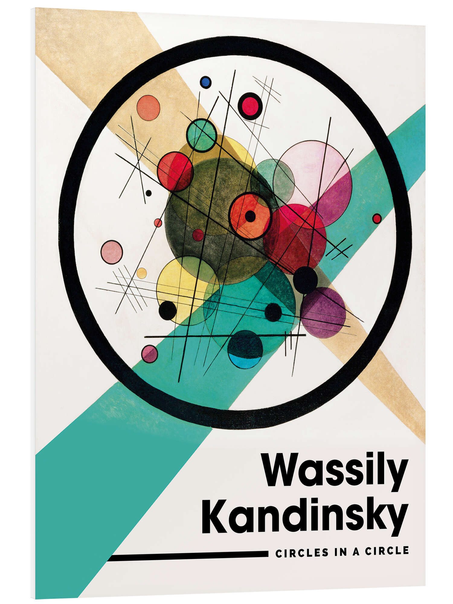 Posterlounge Forex Bild Wassily Kandinsky Circles In A Circle