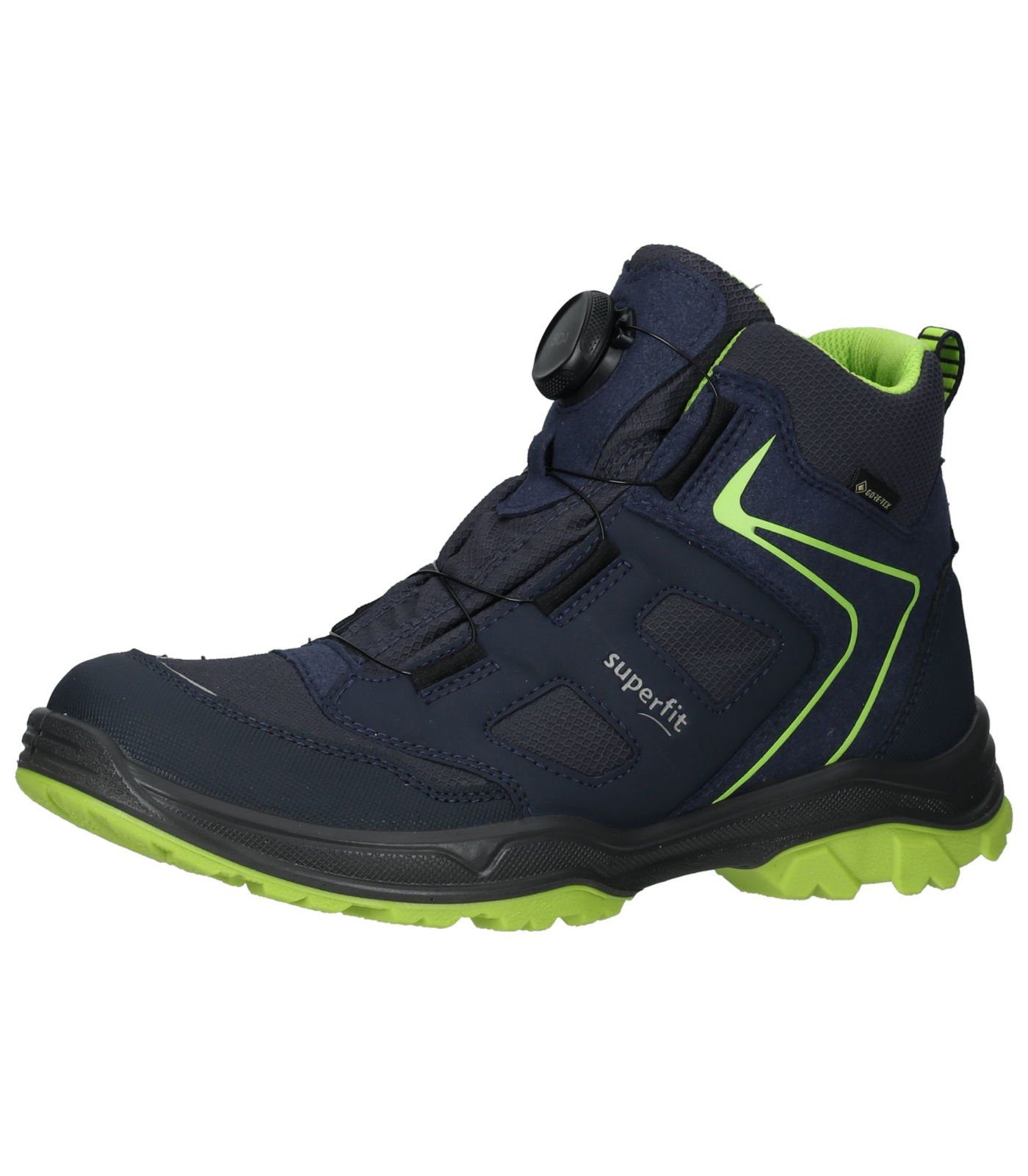 Superfit Stiefelette Lederimitat/Textil Stiefelette, Verschluss: Schnürung